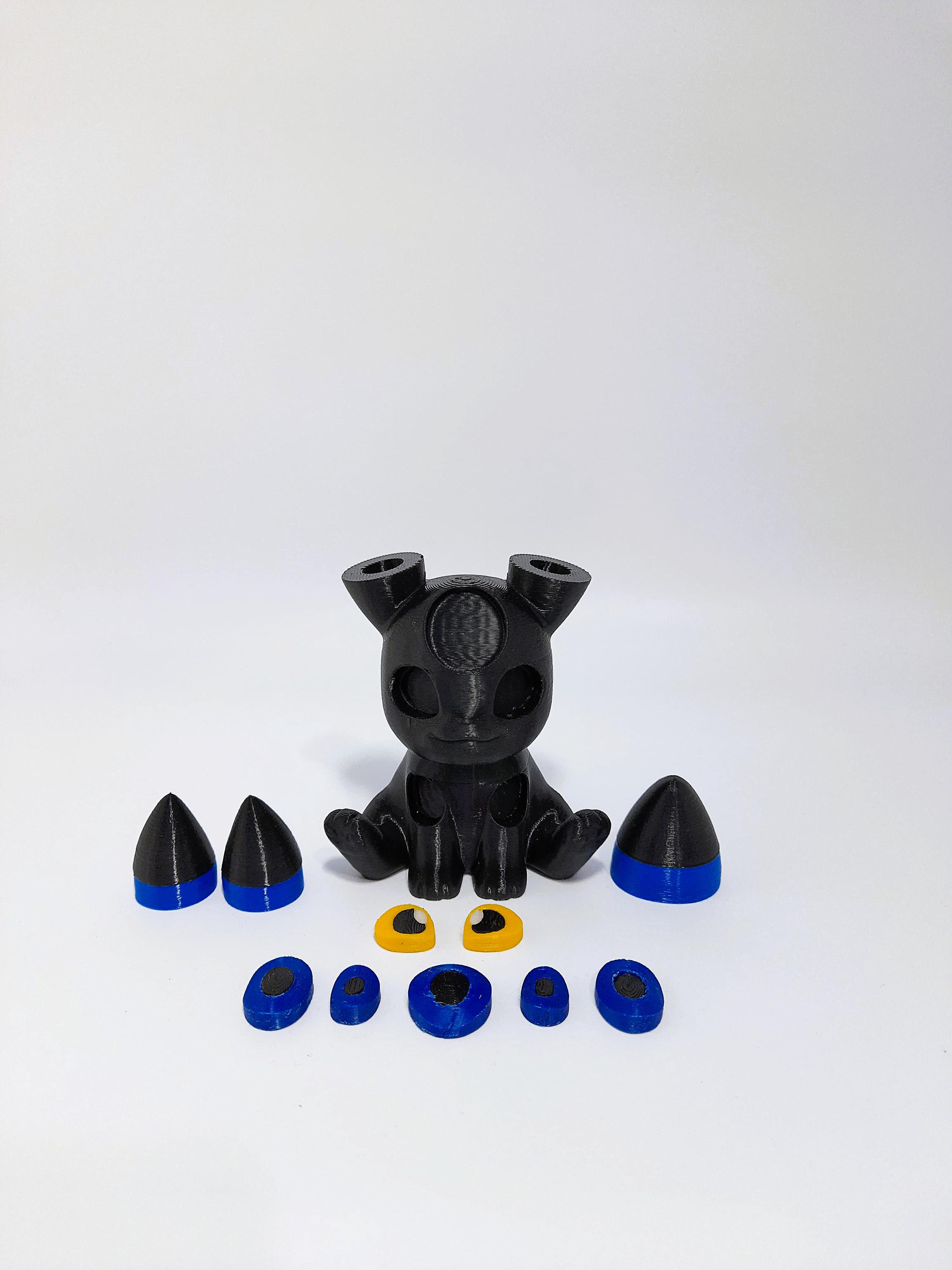 Umbreon STL - Multipart Pokémon 3D Print Model - STL & 3MF Files Design ...