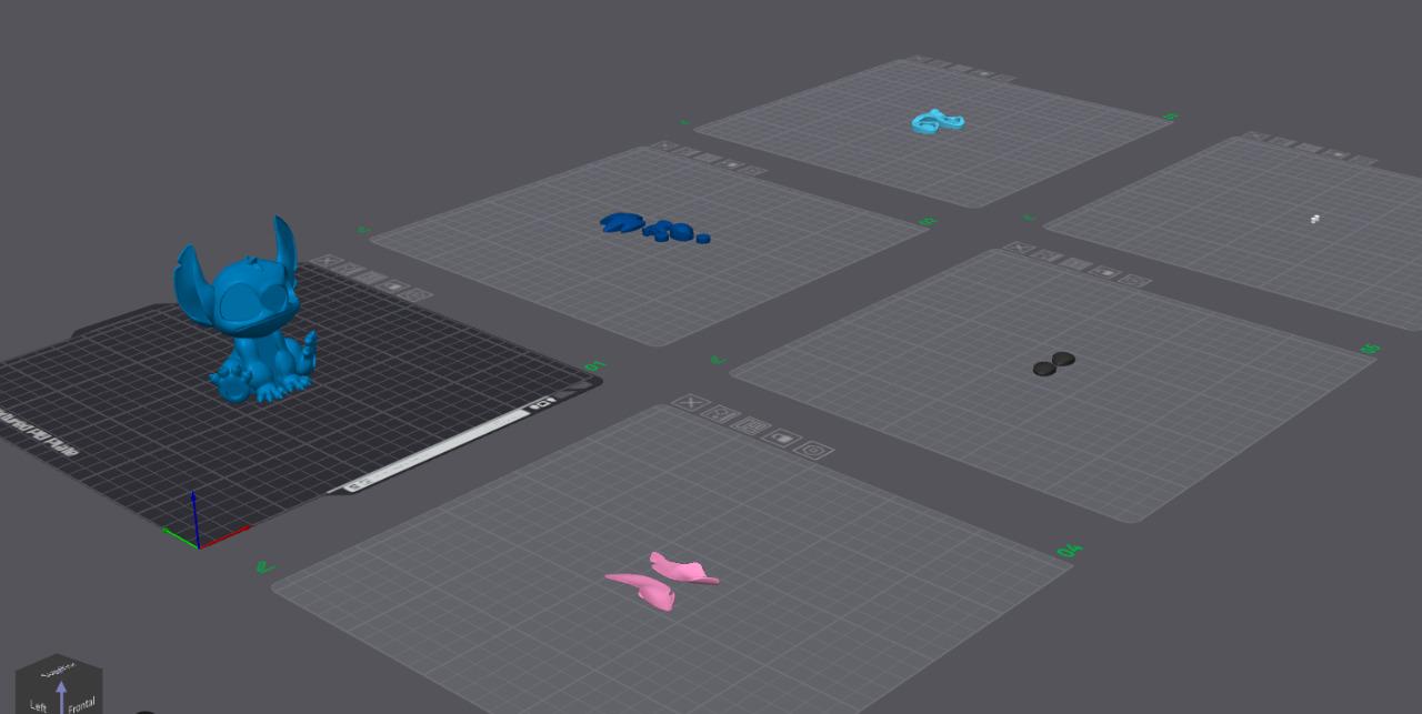 Stitch STL - Multipart 3D Print Model - STL & 3MF Files Design for Easy ...