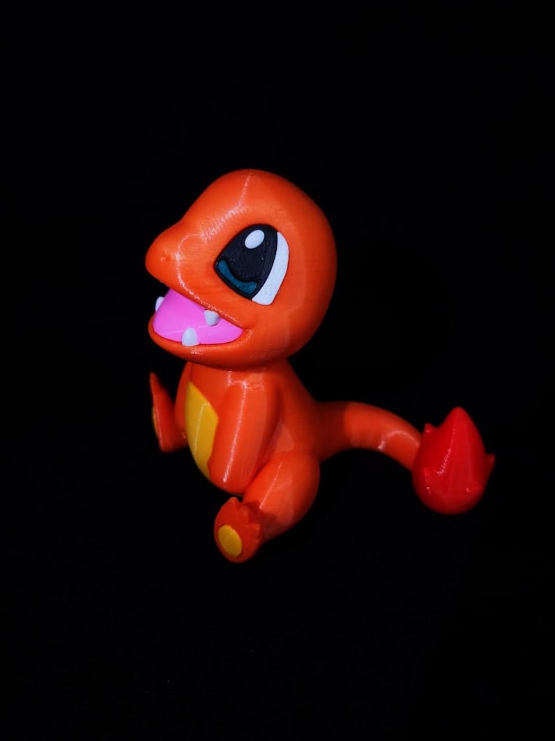 Charmander STL - Multipart Pokémon 3D Print Model - STL & 3MF Files ...