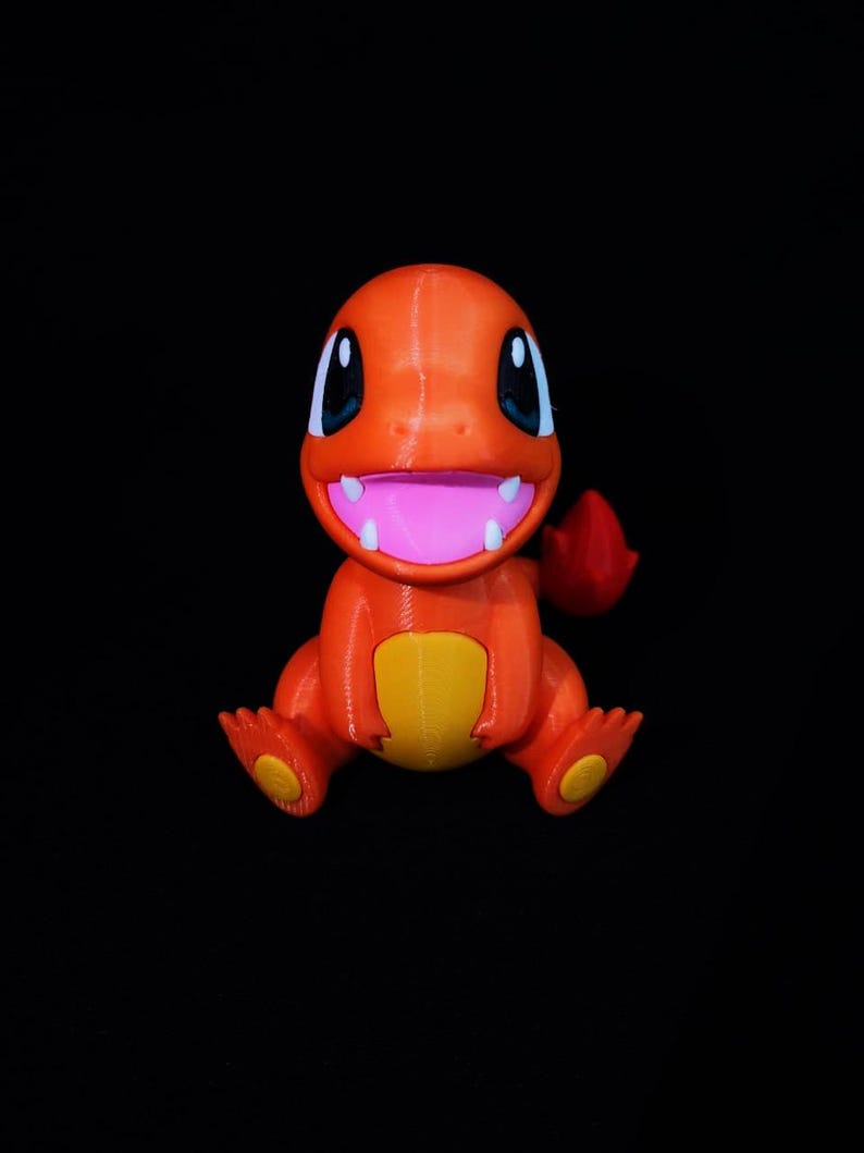 Charmander STL - Multipart Pokémon 3D Print Model - STL & 3MF Files ...