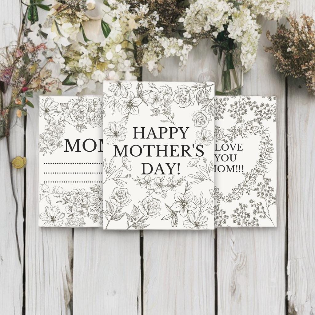 Mother’s Day Affirmation Coloring Pages | Printable Gift for Mom or ...