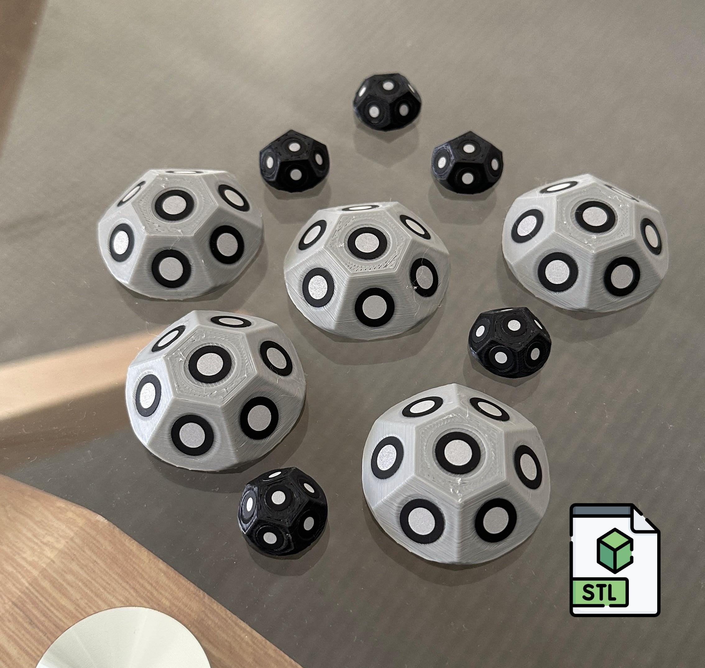 Reflective Target Mounts for 3D Scanning: 6mm & 10mm Dot Holders - STL ...