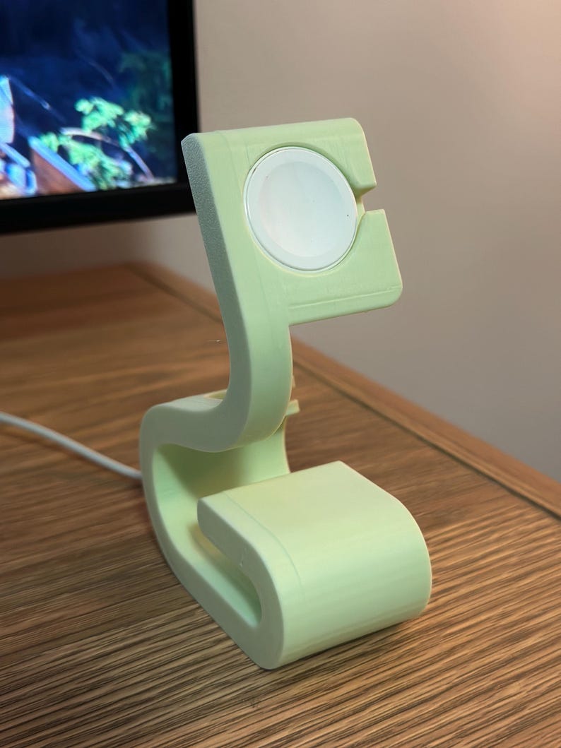 Apple Watch Stand STL | 3D Printable Charger Dock | No-support Print ...