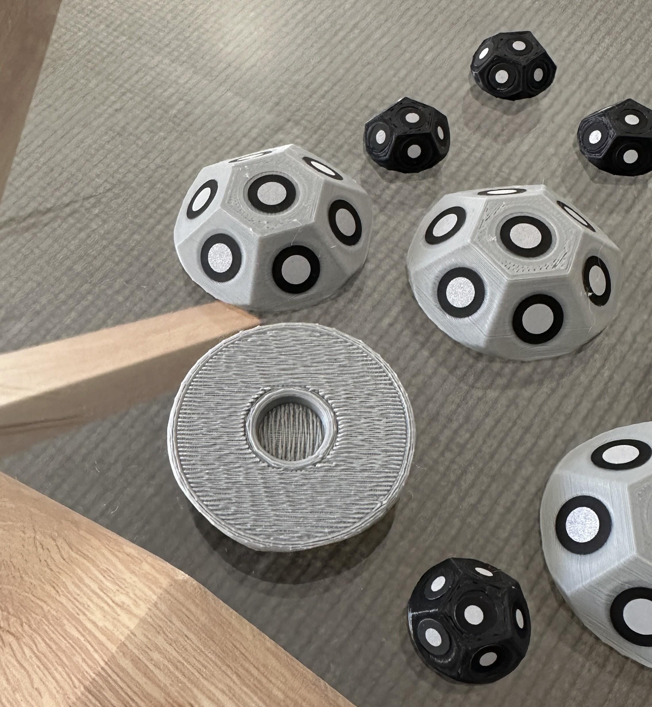 Reflective Target Mounts for 3D Scanning: 6mm & 10mm Dot Holders - STL ...