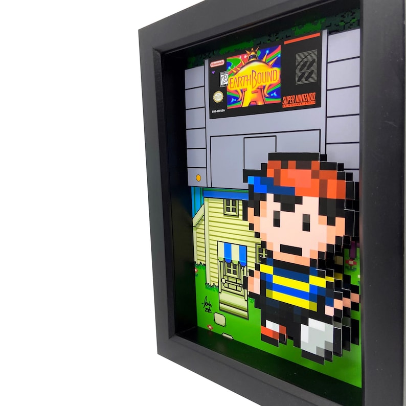 Ness Earthbound SNES Art Earthbound Art 16 Bit Video Game Art - Etsy