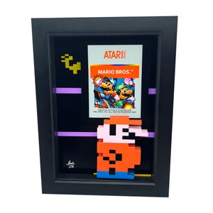 Atari 2600 Art Mario Bros Art Atari Art Atari Games 3D Art Video Game ...