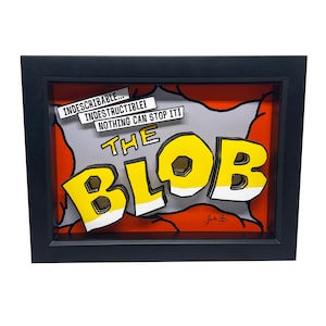 The Blob Horror Art the Blob Print the Blob 1958 Poster the Blob Movie ...