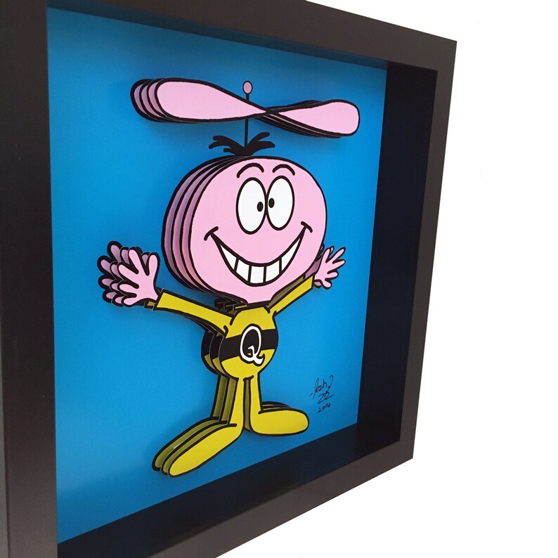 Kitchen Decor Quisp Cereal Box Art Funny Kitchen Art Home - Etsy