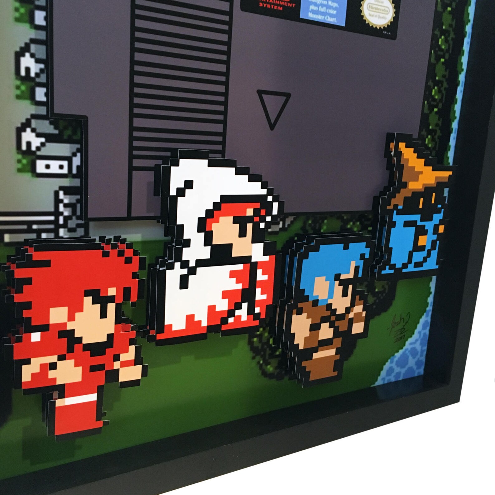 Final Fantasy Nintendo 8 Bit Art Video Game Art Nintendo Art - Etsy