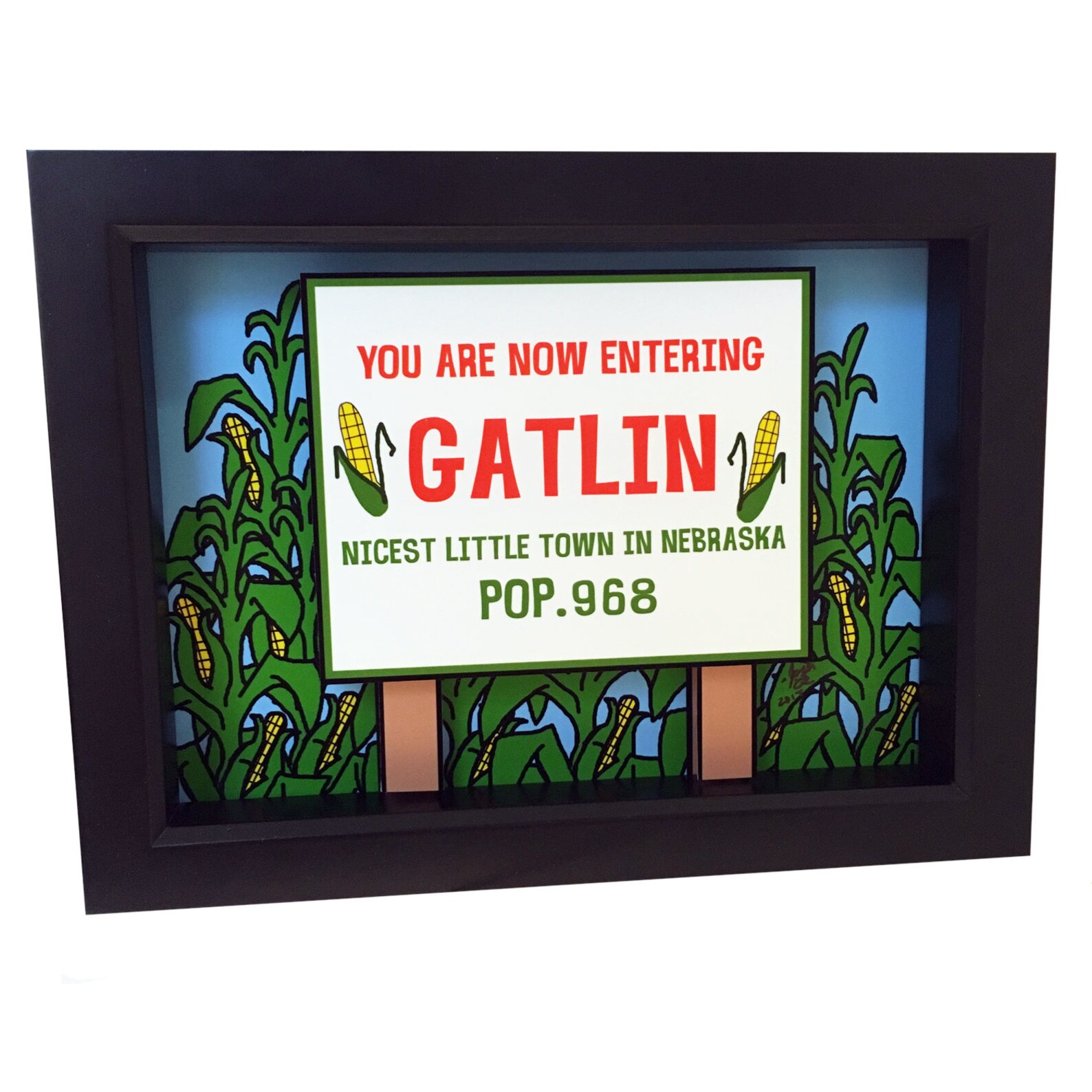 Children of the Corn Stephen King Gatlin Sign Horror Art 3D - Etsy