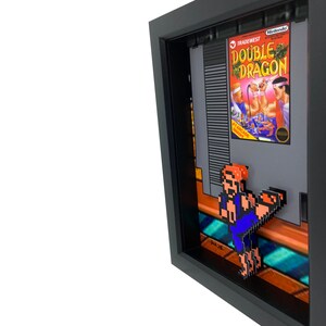 Nintendo Double Dragon NES 3D Art Double Dragon Prints Nintendo Art ...