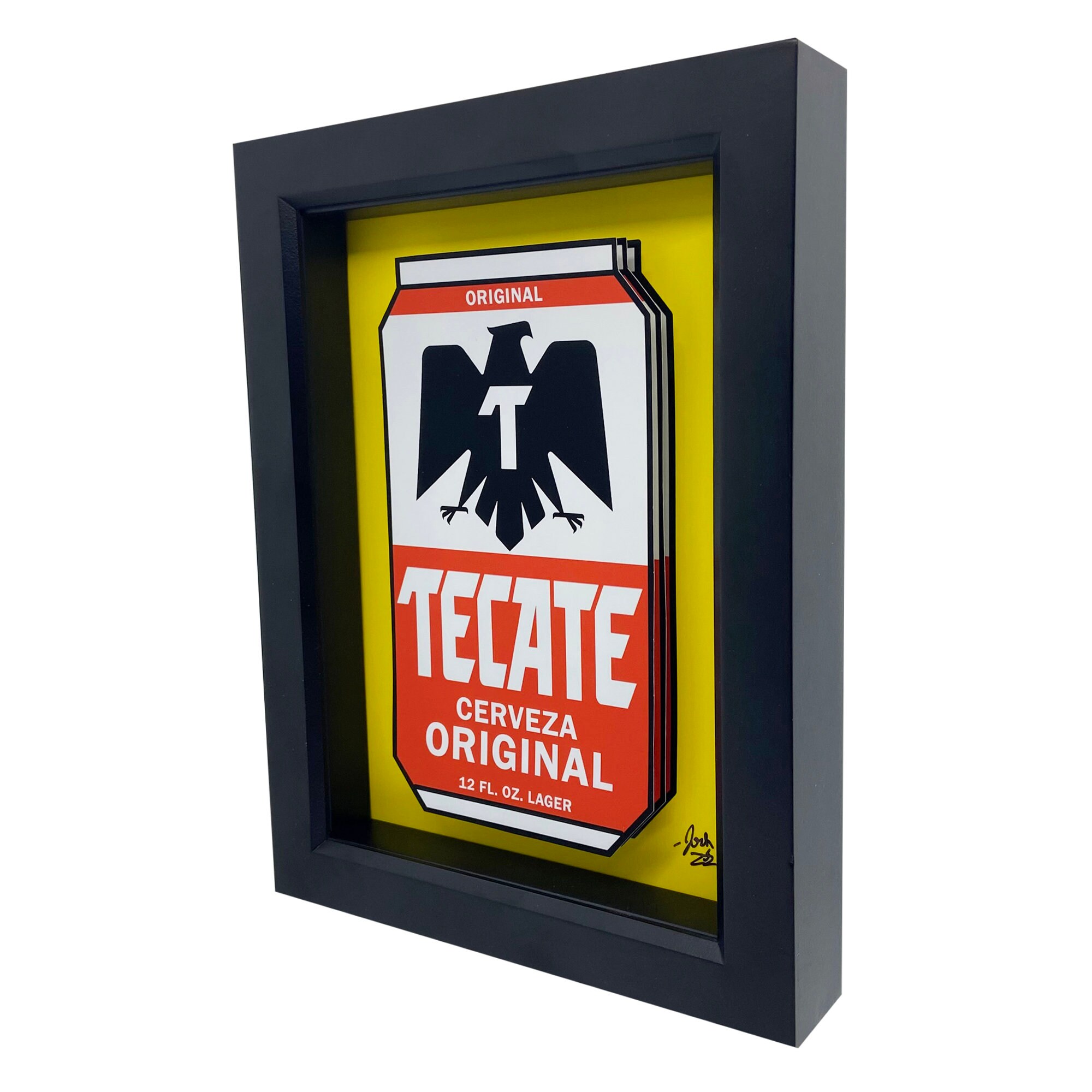 Tecate Beer Can 3D Art Tecate Beer Art Tecate Art Mexican Art | Etsy