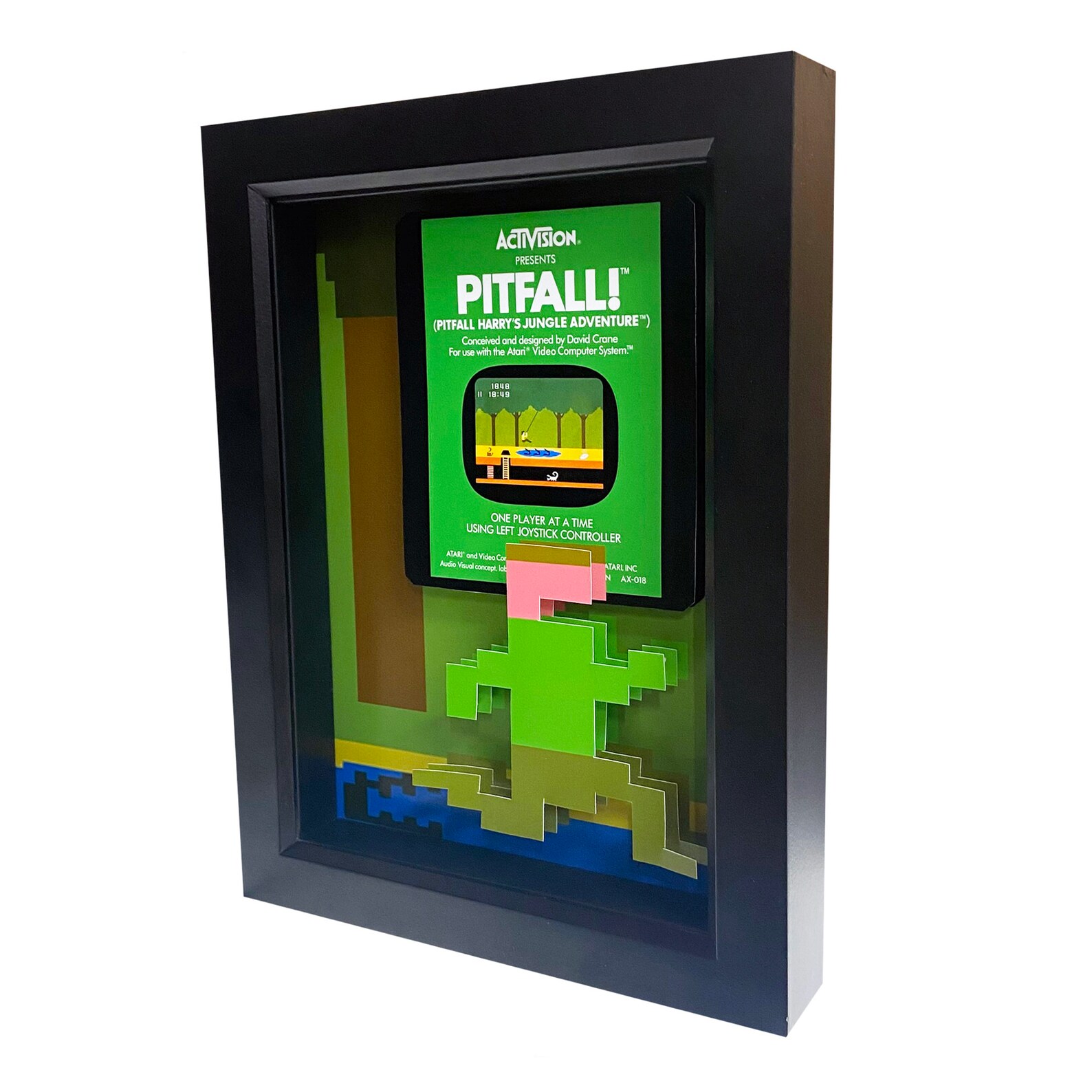 Atari Pitfall Harry 3D Art Atari 2600 Game Art Atari Video | Etsy