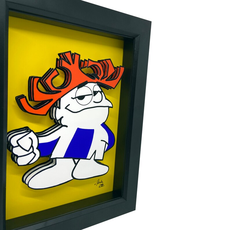Hawaiian Punch Punchy 3D Art Hawaiian Punch Art Tropical Decor - Etsy