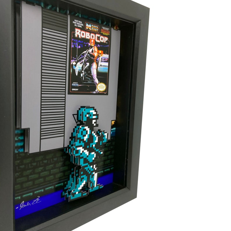 Robocop Nintendo 8 Bit Art Robocop Print 3D Art NES Art Retro - Etsy