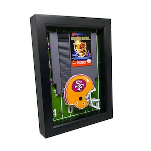 Tecmo Bowl Nintendo Art NFL Helmet 3D Art 8 Bit Art NFL Art Video Game ...