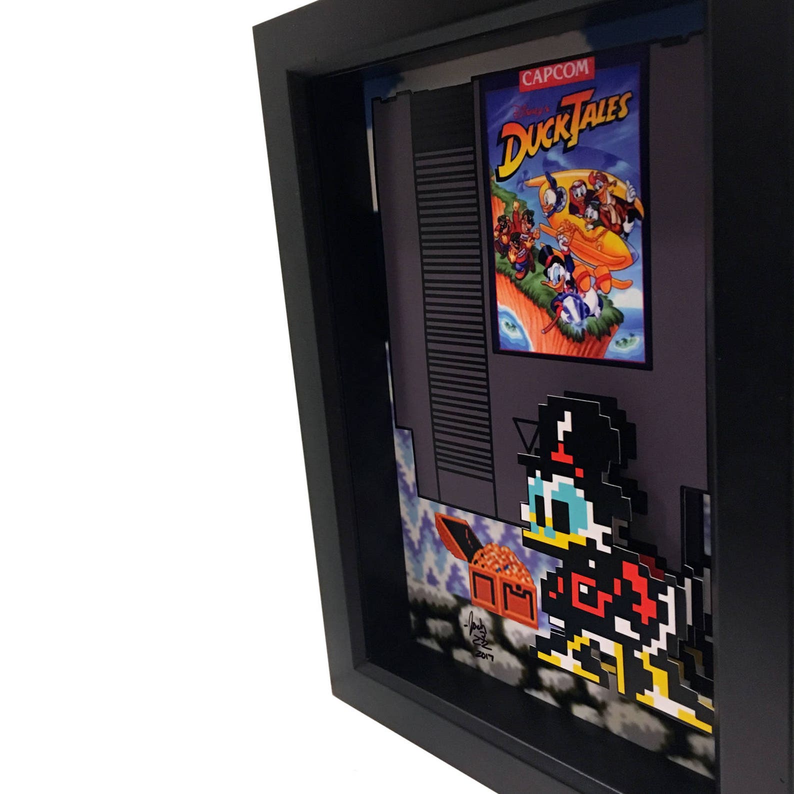 Ducktales NES Art Nintendo 8 Bit 3D Art Video Game Art - Etsy