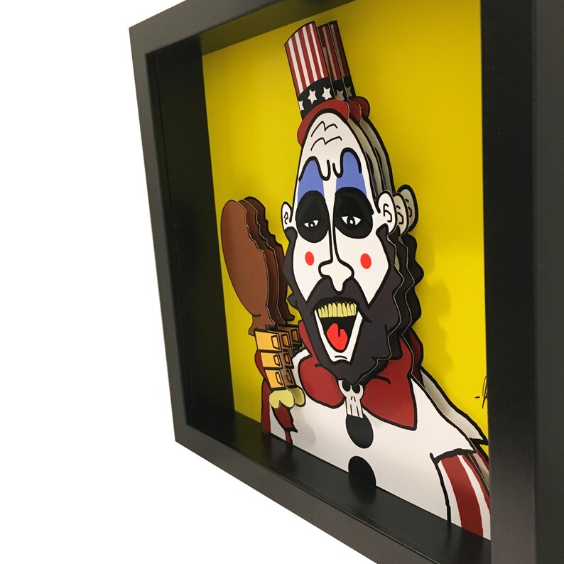 Captain Spaulding Print Captain Spaulding Art Horror Pop Art | Etsy