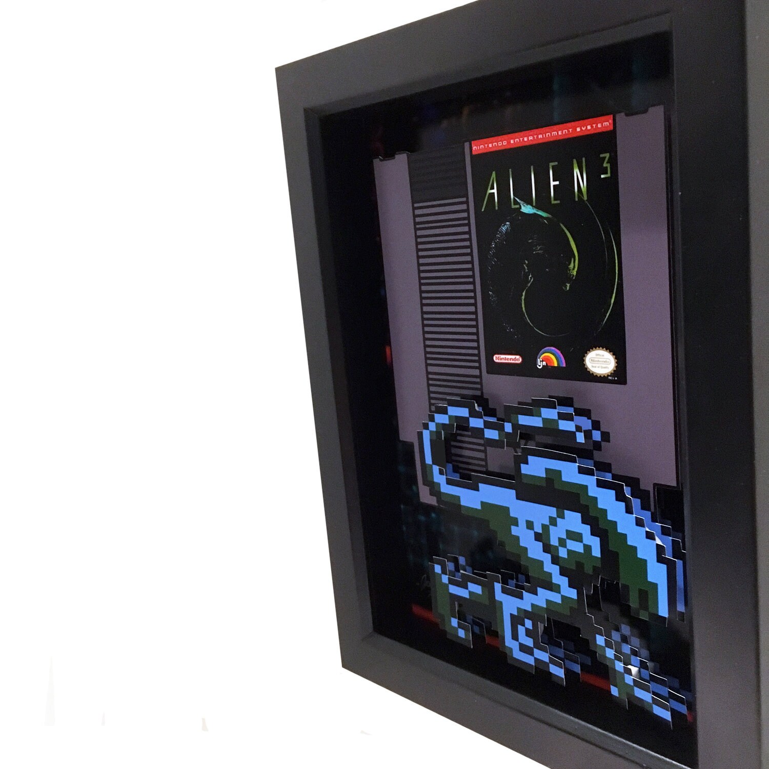 Alien Nintendo Game Nes 3D Art Aliens Alien 3 Nintendo Game | Etsy