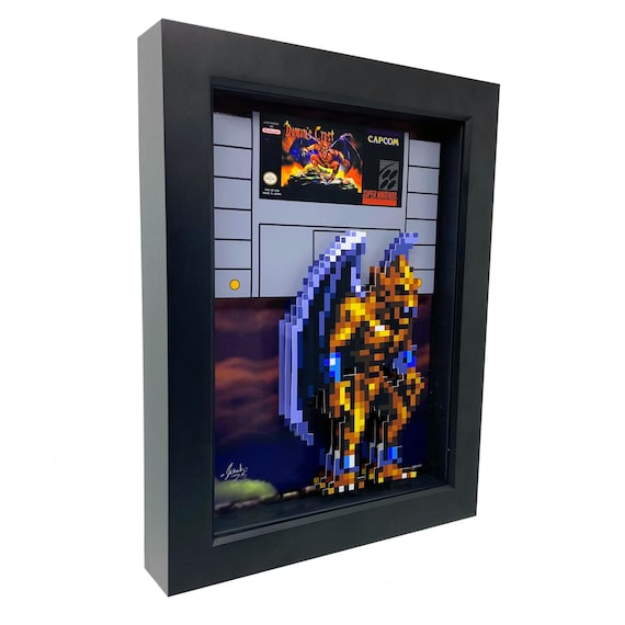 Demon's Crest SNES Art Super Nintendo Decor 3D Art Video - Etsy