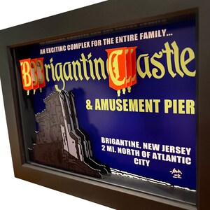 Brigantine Castle 3D Art: New Jersey Shore Haunted House - Framed - Etsy