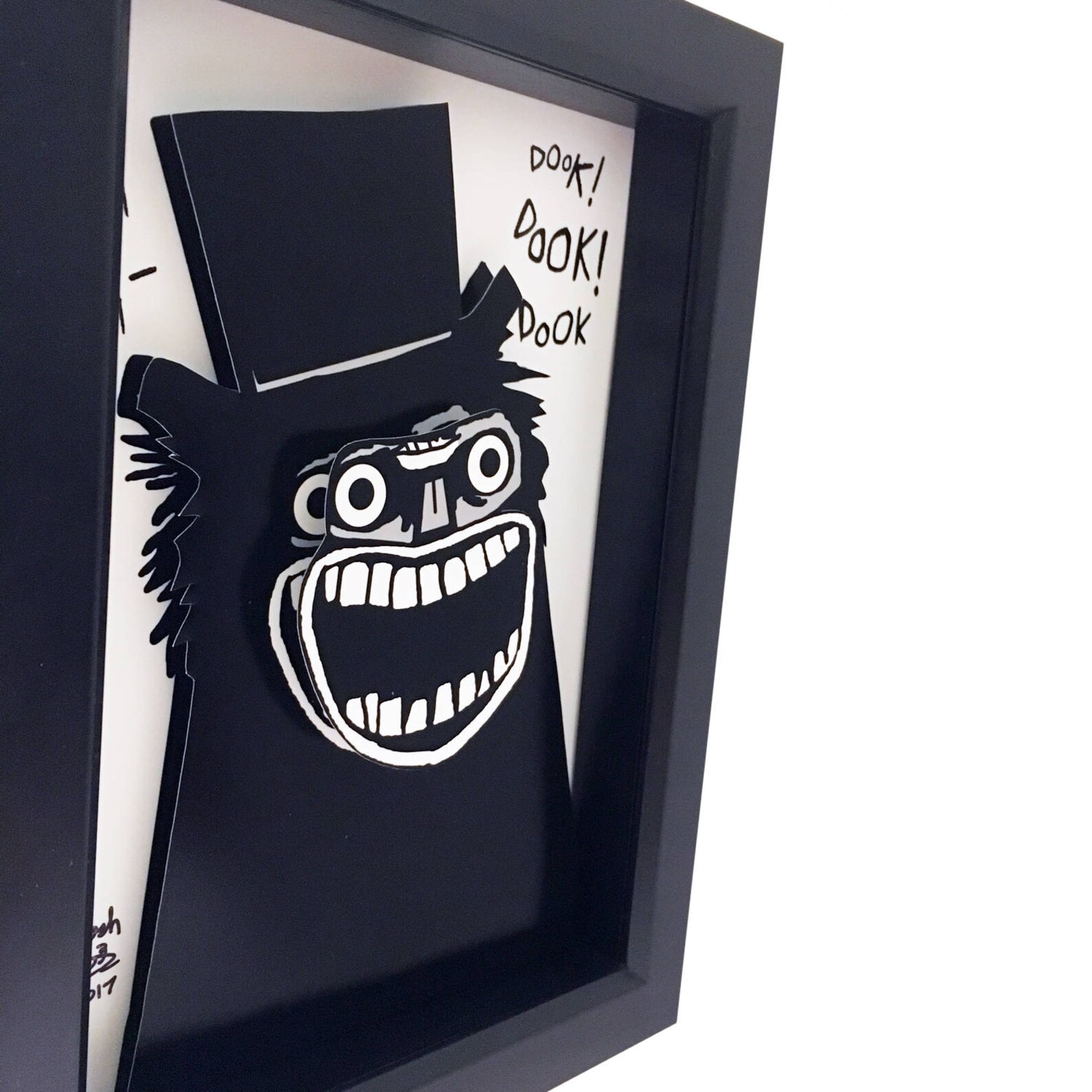 Babadook 3D Art: Framed Horror Movie Print - Etsy
