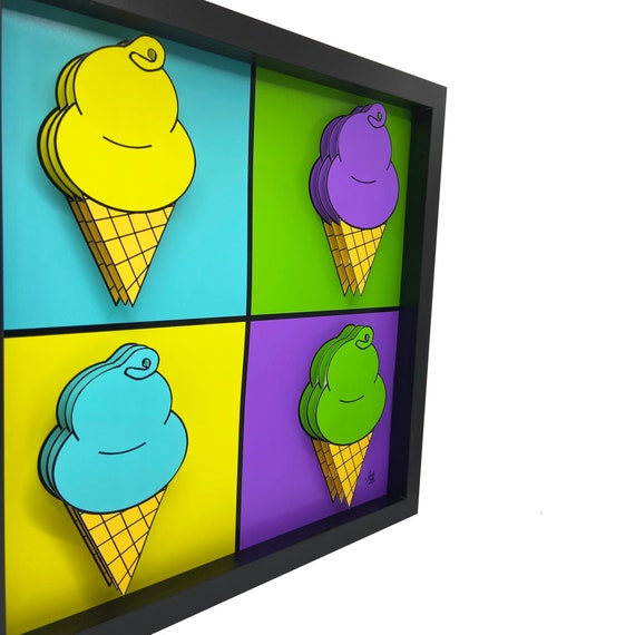 Andy Warhol Pop Art Ice Cream