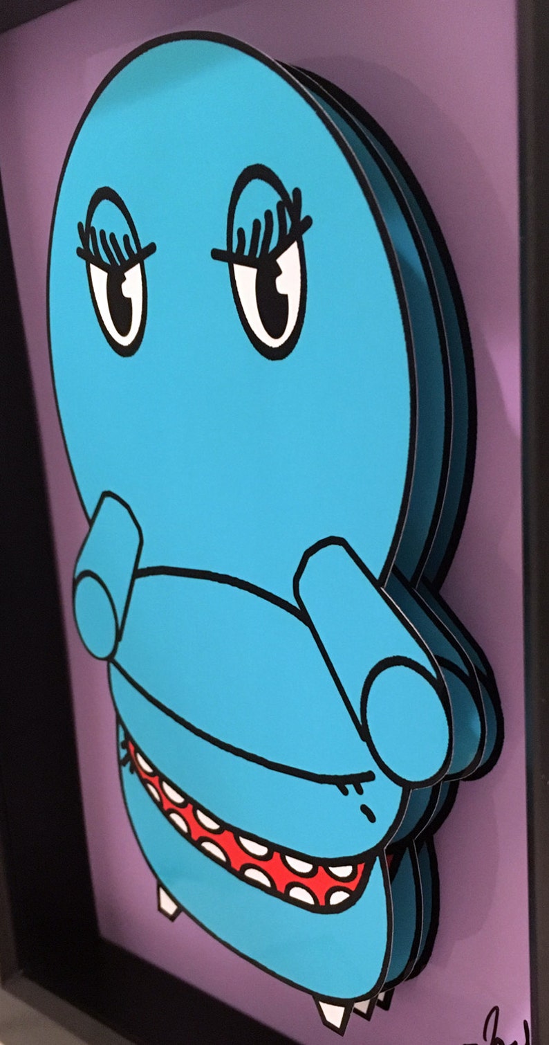 Pee Wee Playhouse Chairry Pee Wee Herman 3D Art 1980s Print - Etsy