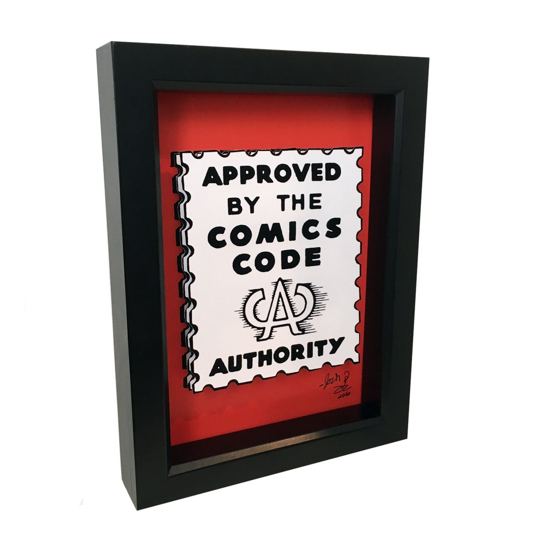 Comic Book Code Art Comic Code Print Comic Book Print 3D Art Superhero ...