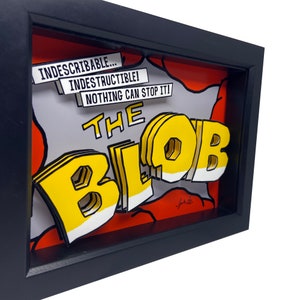 The Blob Horror Art the Blob Print the Blob 1958 Poster the Blob Movie ...