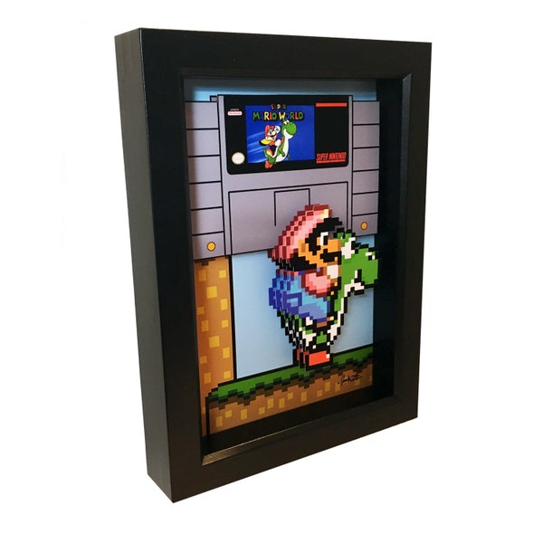 Mario Shadow Box - Etsy