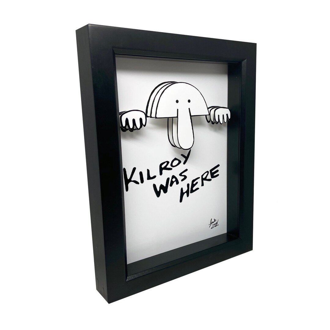 Kilroy Was Here 3D Art World War II Art Military Art Military Decor ...