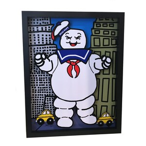 Ghostbusters Stay Puft Marshmallow Man 3D Framed Art (11x14) - Etsy