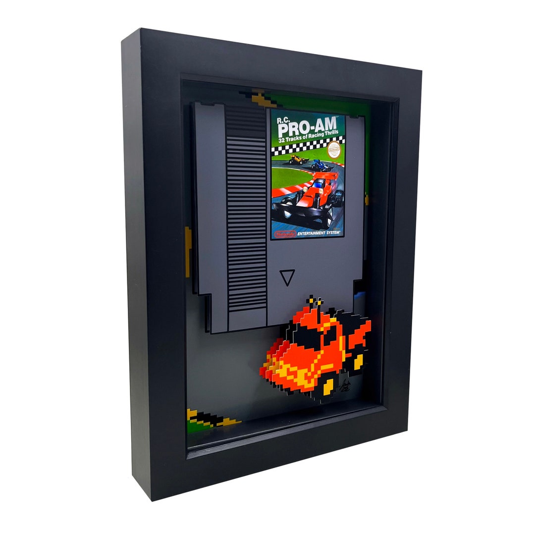 RC Pro Am Video Game Art Prints Nintendo Decor 3D Art NES Art Nintendo ...