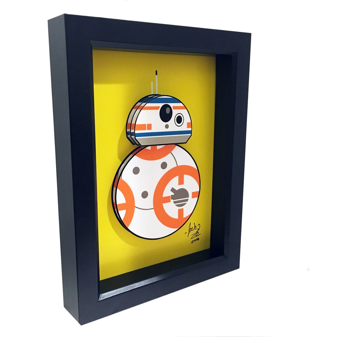 BB8 Print Art Star Wars Print Art BB8 3D Pop Artwork Droid the - Etsy