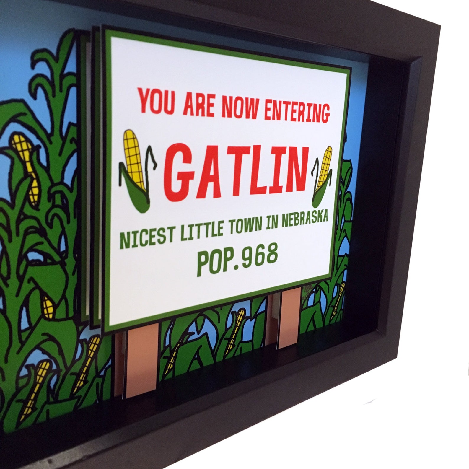 Children of the Corn Stephen King Gatlin Sign Horror Art 3D - Etsy