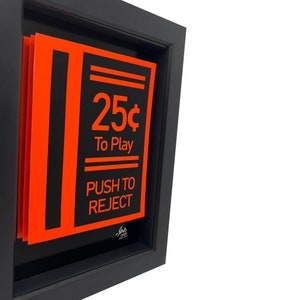 3D Arcade Coin Slot Art: Retro Video Game Room Decor - Etsy