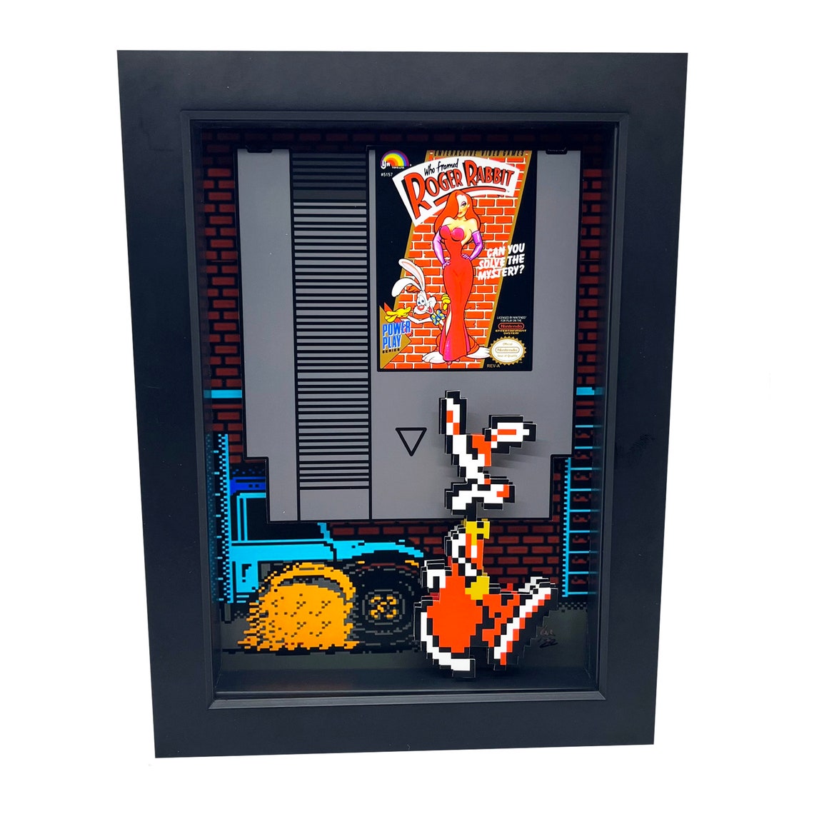 Nintendo Who Framed Roger Rabbit 3D Art 8 Bit Roger Rabbit Art - Etsy
