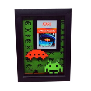 Atari 2600 Game Art Atari Space Invaders Art Space Invaders Home Decor ...
