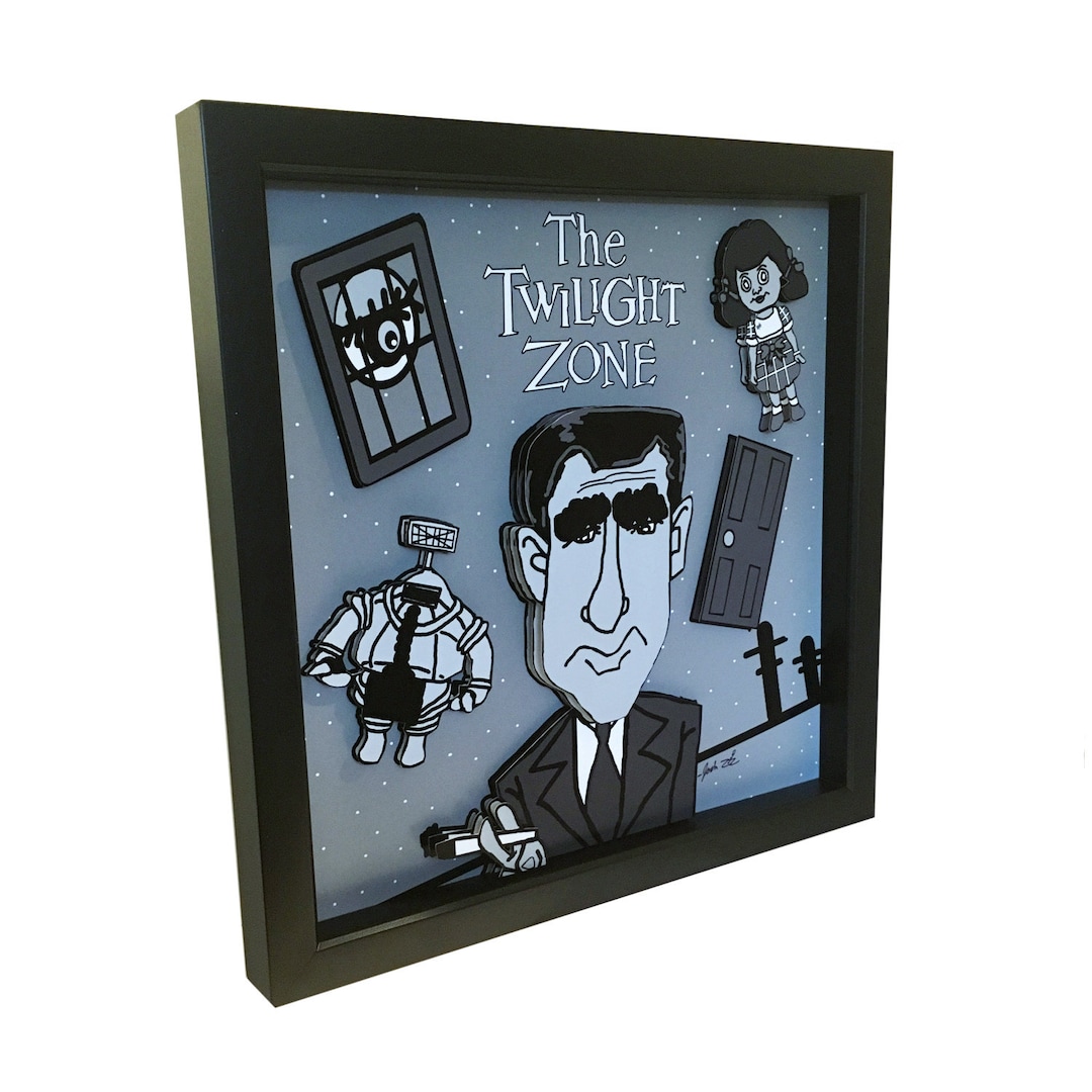 Twilight Zone Art Twilight Zone Poster Rod Serling 3D Art Science ...