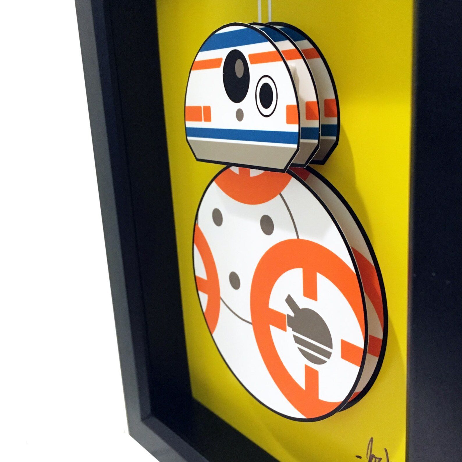 BB8 Print Art Star Wars Print Art BB8 3D Pop Artwork Droid the - Etsy