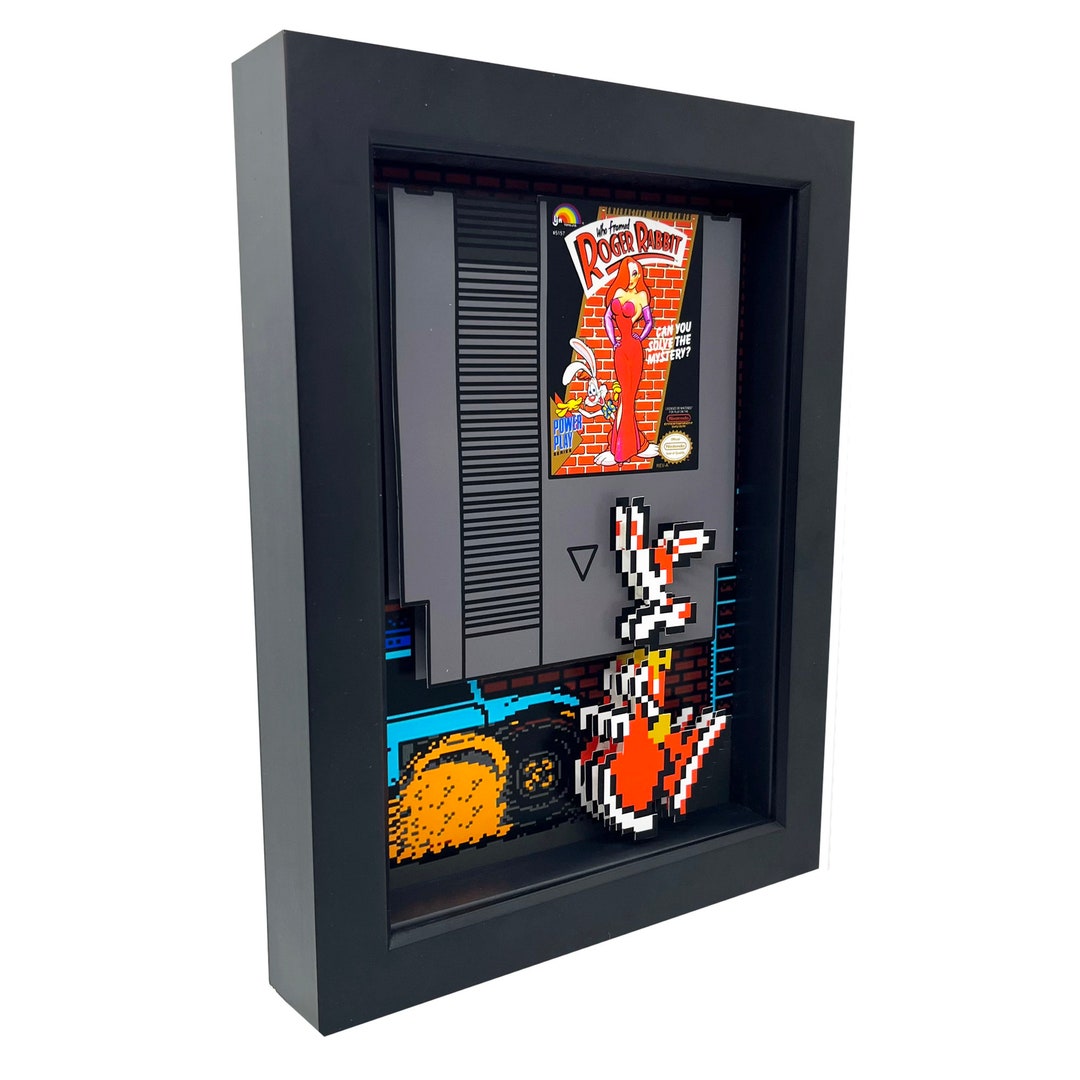 Roger Rabbit 3D Art: Framed Nintendo NES Decor - Etsy