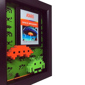Atari 2600 Game Art Atari Space Invaders Art Space Invaders Home Decor ...