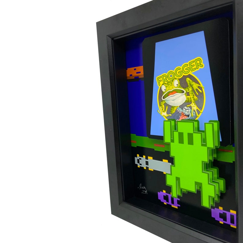 Atari Frogger 3D Art: Retro Video Game Decor - Etsy