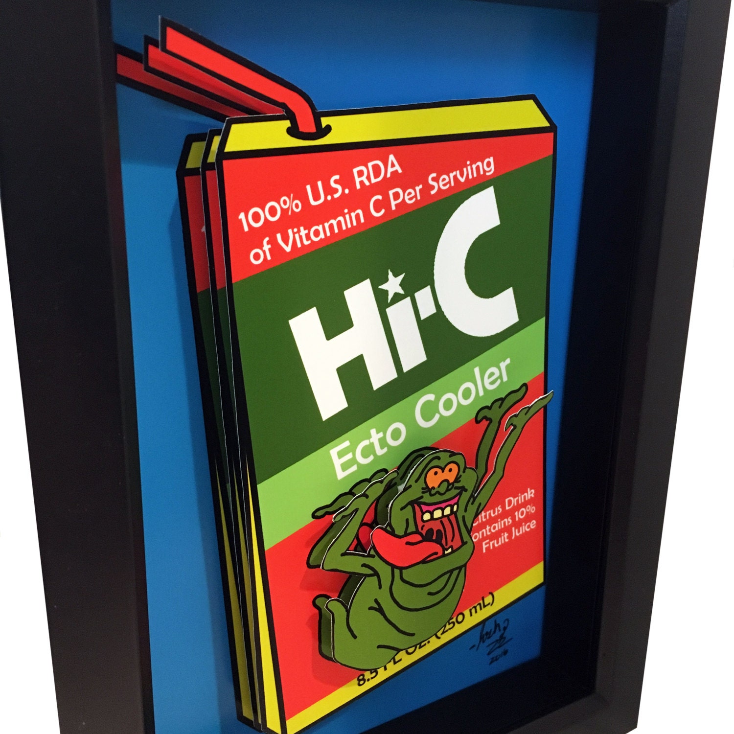 Ecto Cooler Hi-c Print Ecto Cooler Art 3D Art Ghostbusters - Etsy