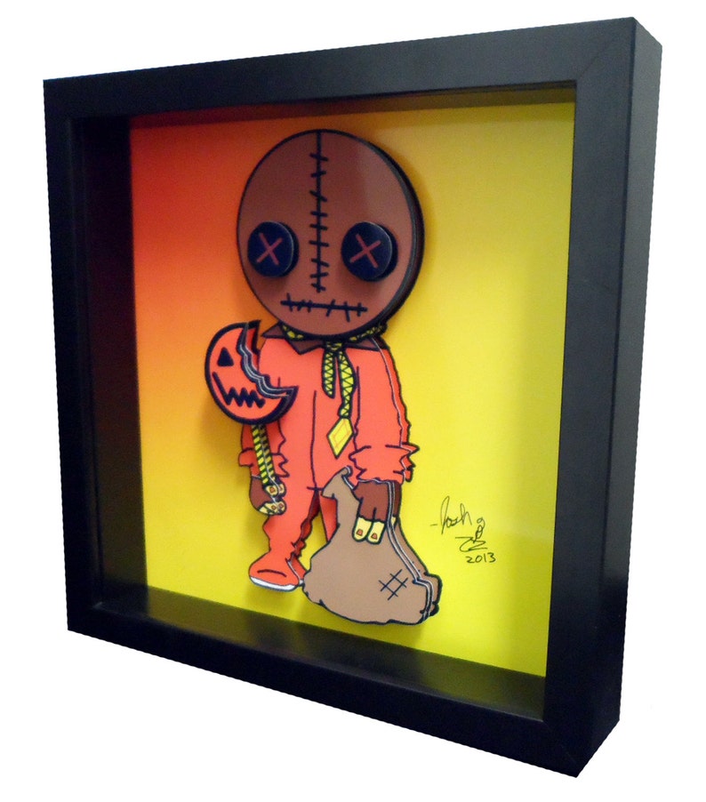 Trick R Treat Sam Horror Art Sam Hain Print Horror Movie Art - Etsy
