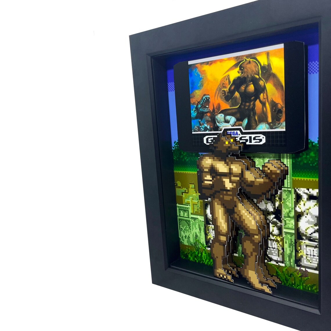 Altered Beast Sega Genesis Games 3D Art Horror Video Game Art - Etsy