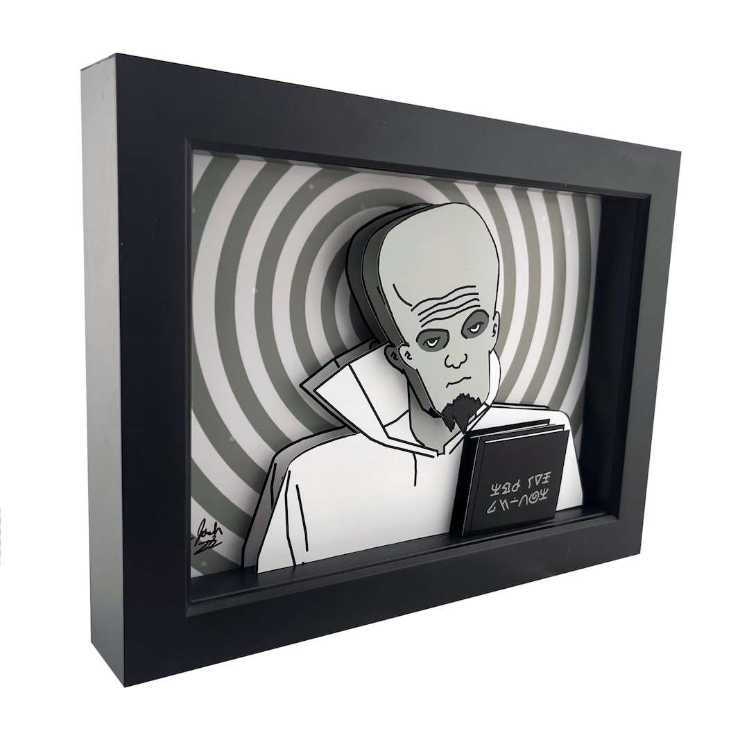 Twilight Zone Art: to Serve Man Kanamit 3D Pop Art - Signed - Etsy