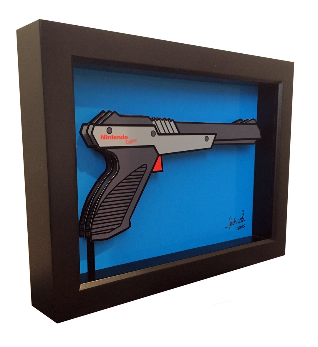 Retro Video Game Art Nintendo Zapper Gun Art 3D Art Nintendo Zapper Gun ...