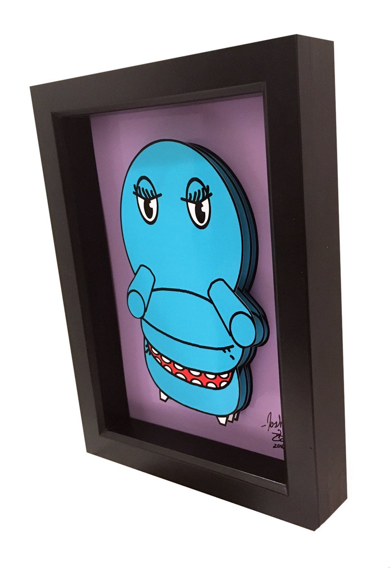 Pee Wee Playhouse Chairry Pee Wee Herman 3D Art 1980s Print - Etsy